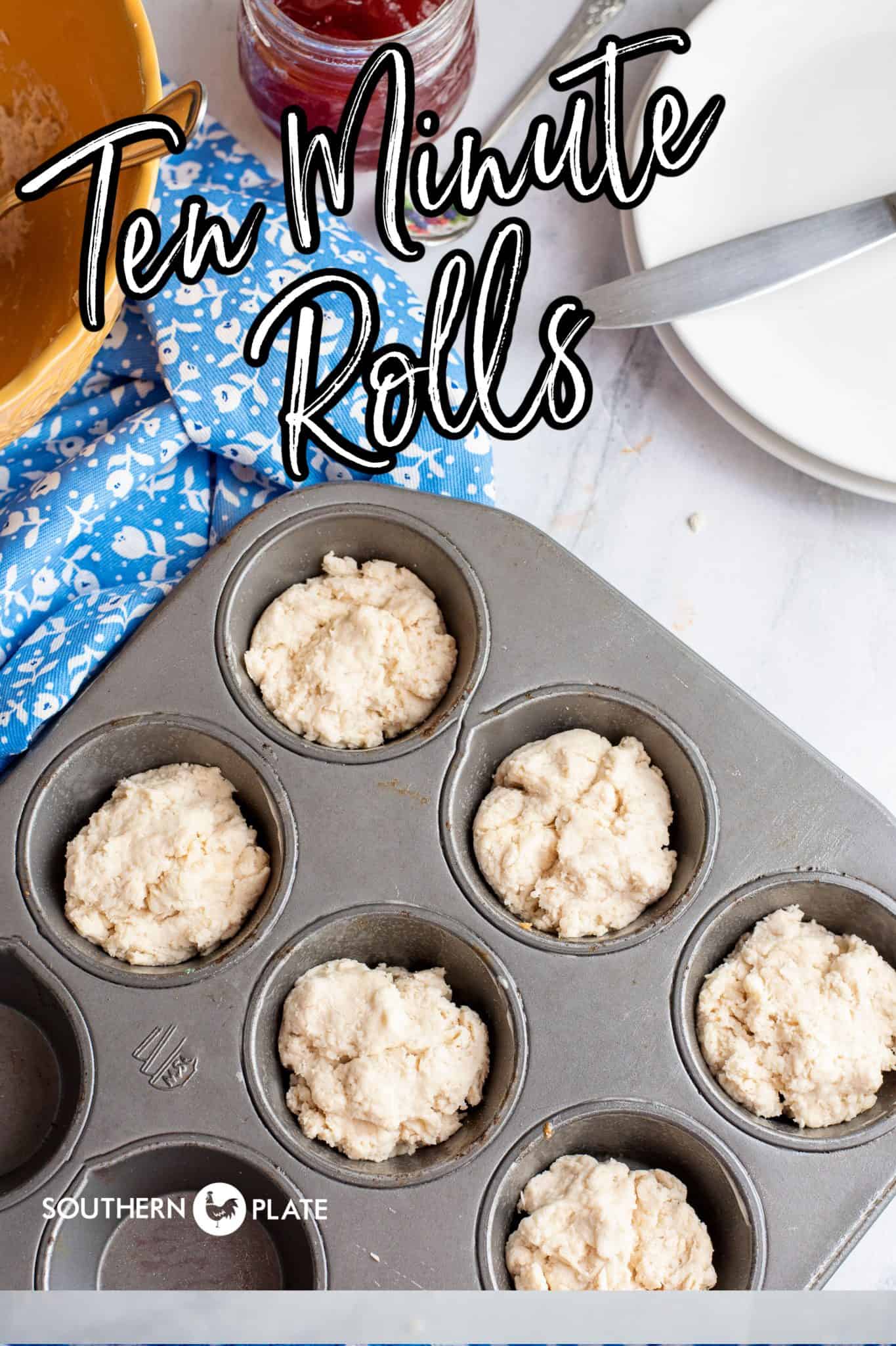 Mayonnaise Rolls (Quick Dinner Roll Recipe) - Southern Plate