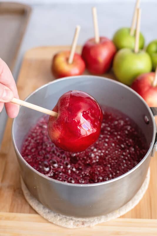 Easy Homemade Candy Apples - Southern Plate