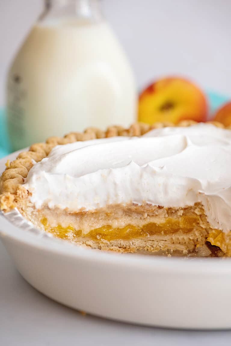 Peaches and Cream Pie - Southern Plate