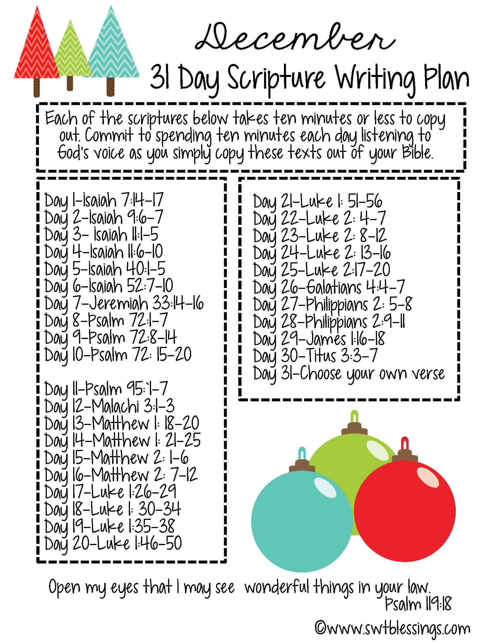 December Scripture Writing Plan Southern Plate December Scripture Writing Plan Southern Plate