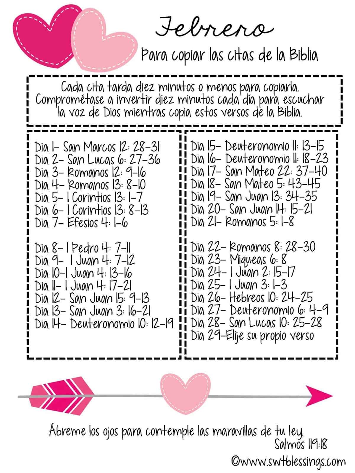 February Scripture Writing Plan - Southern Plate
