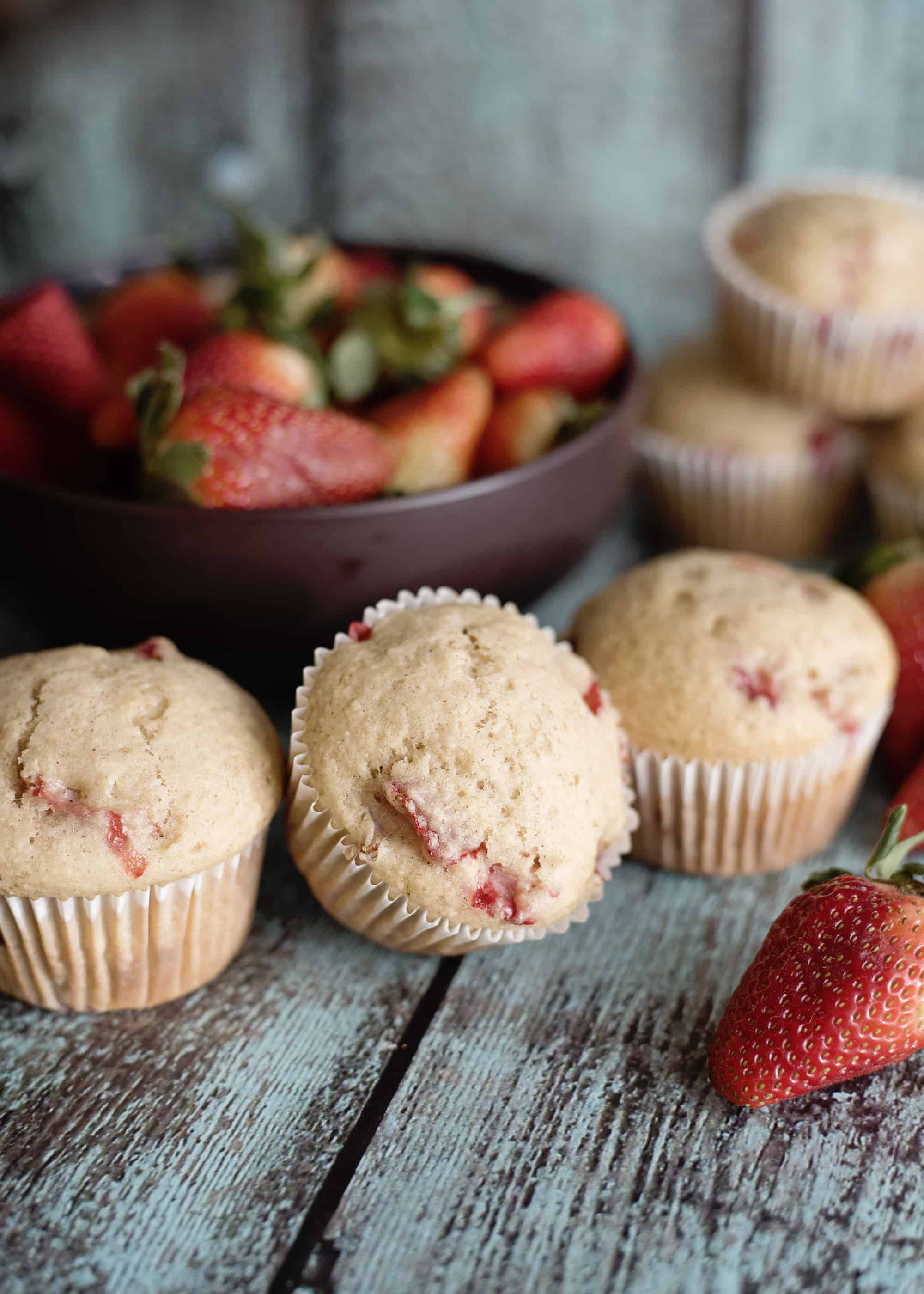 Fresh Strawberry Muffins - Southern Plate
