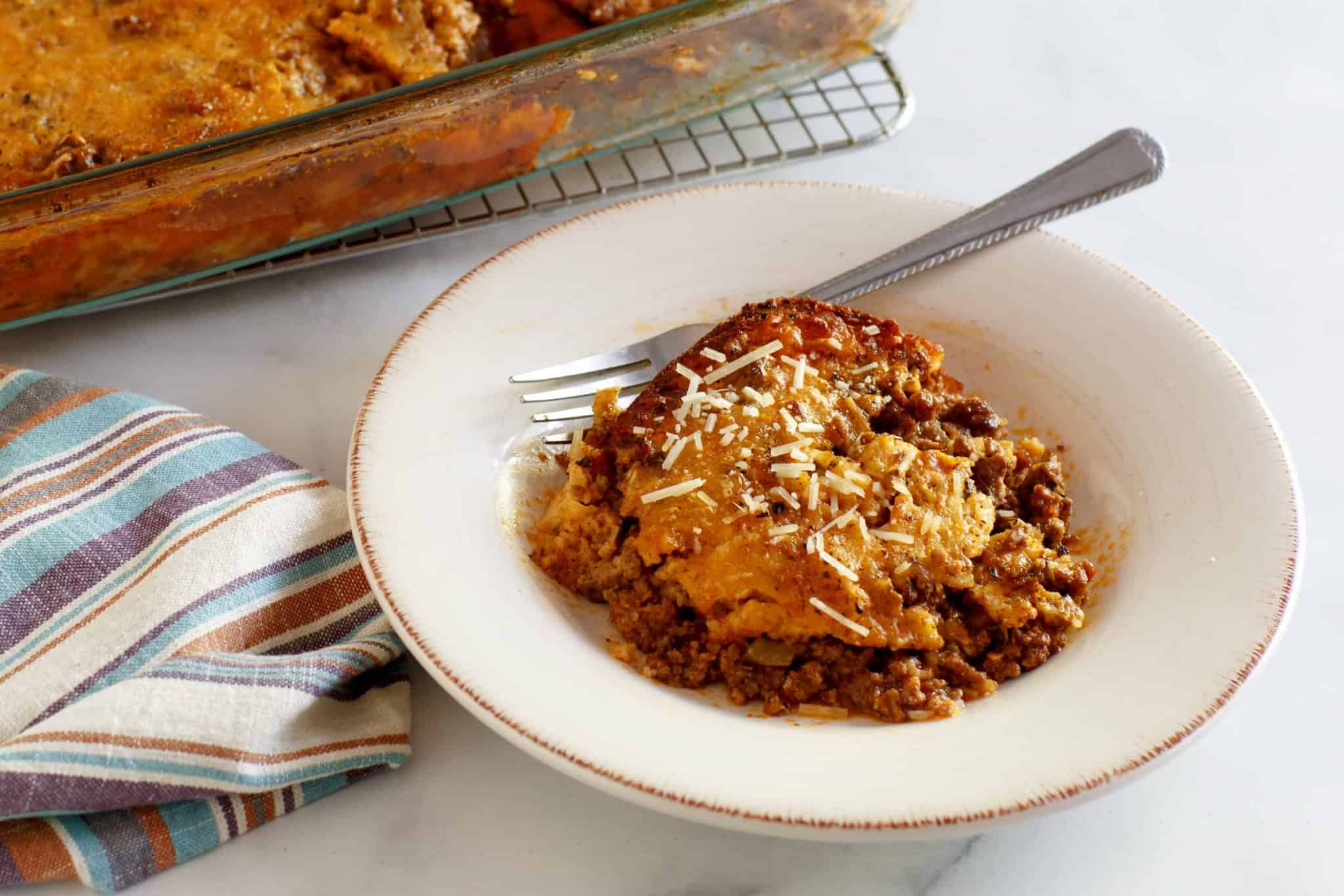 Deep Dish Pizza Casserole - Southern Plate