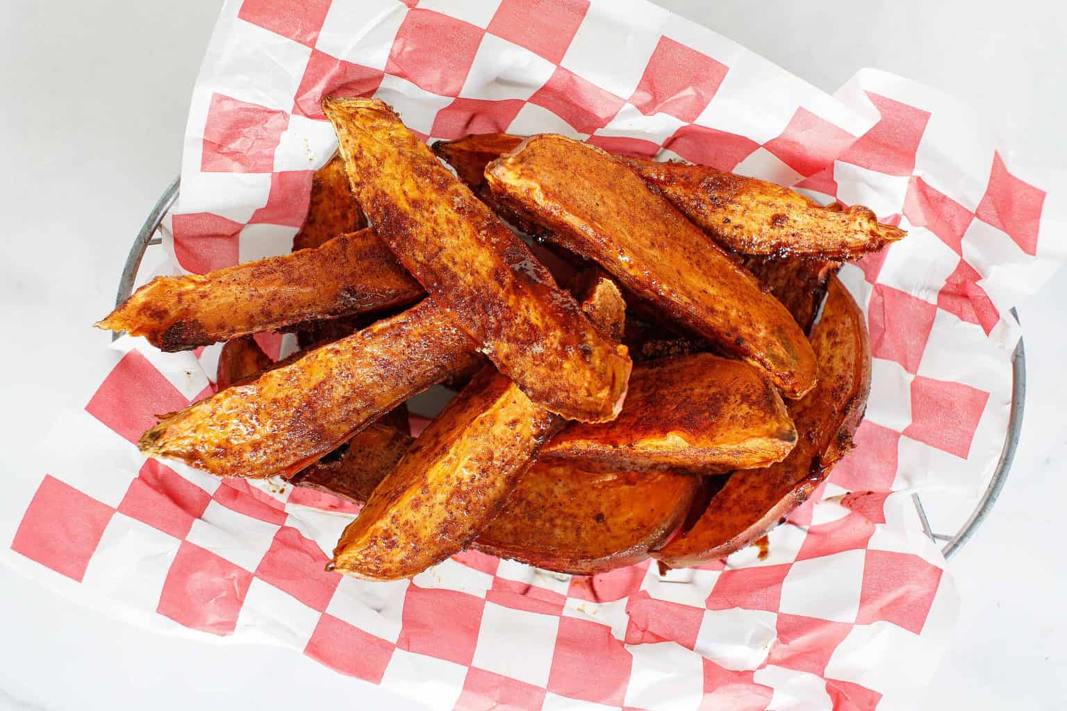 Roasted Sweet Potato Wedges - Southern Plate