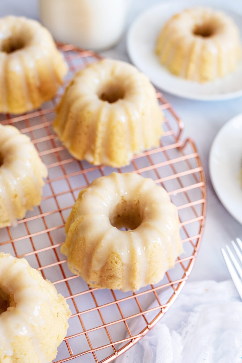 Mini Bundt Cakes Using Aunt Sue's Famous Pound Cake