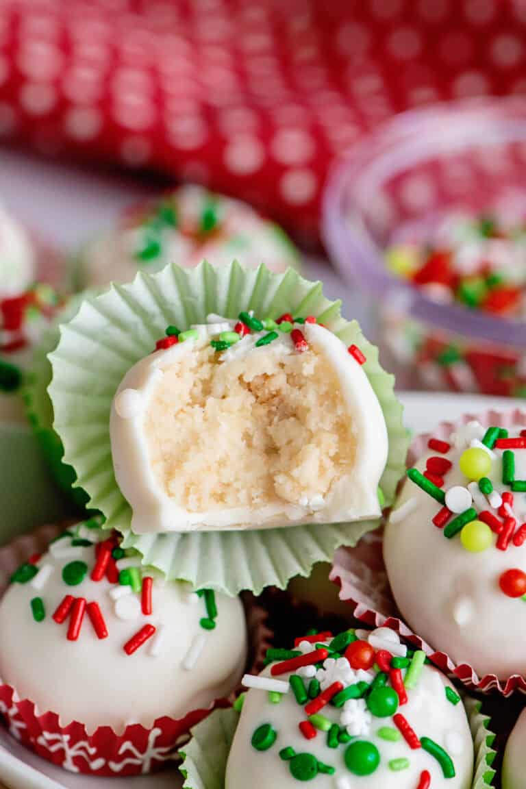 Sugar Cookie Cake Balls | Southern Plate