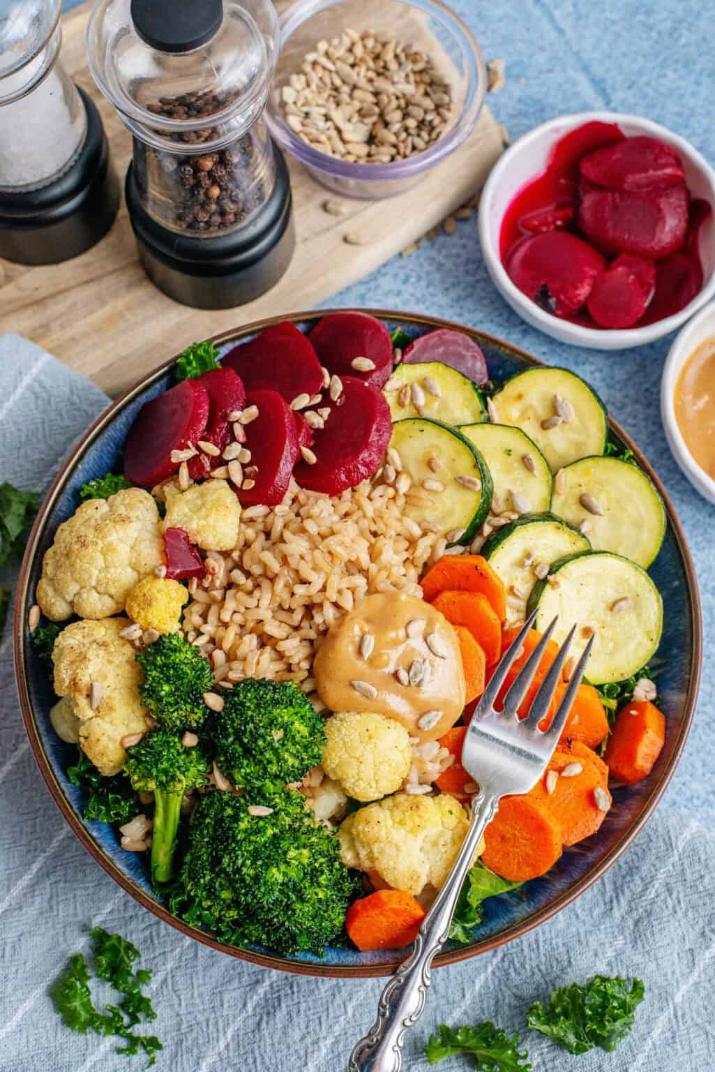 Easy Veggie Grain Bowl