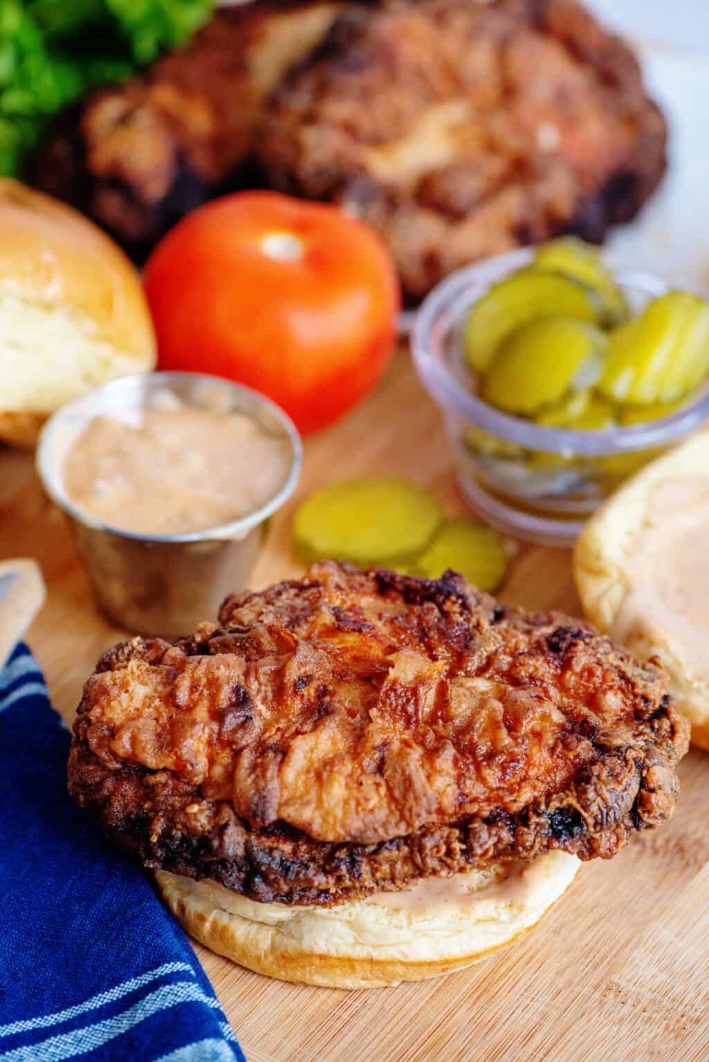 The Best Southern-Style Fried Chicken Sandwich! - Southern Plate