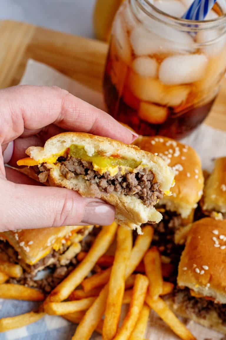 Irresistible, Easy Cheeseburger Sliders - Southern Plate