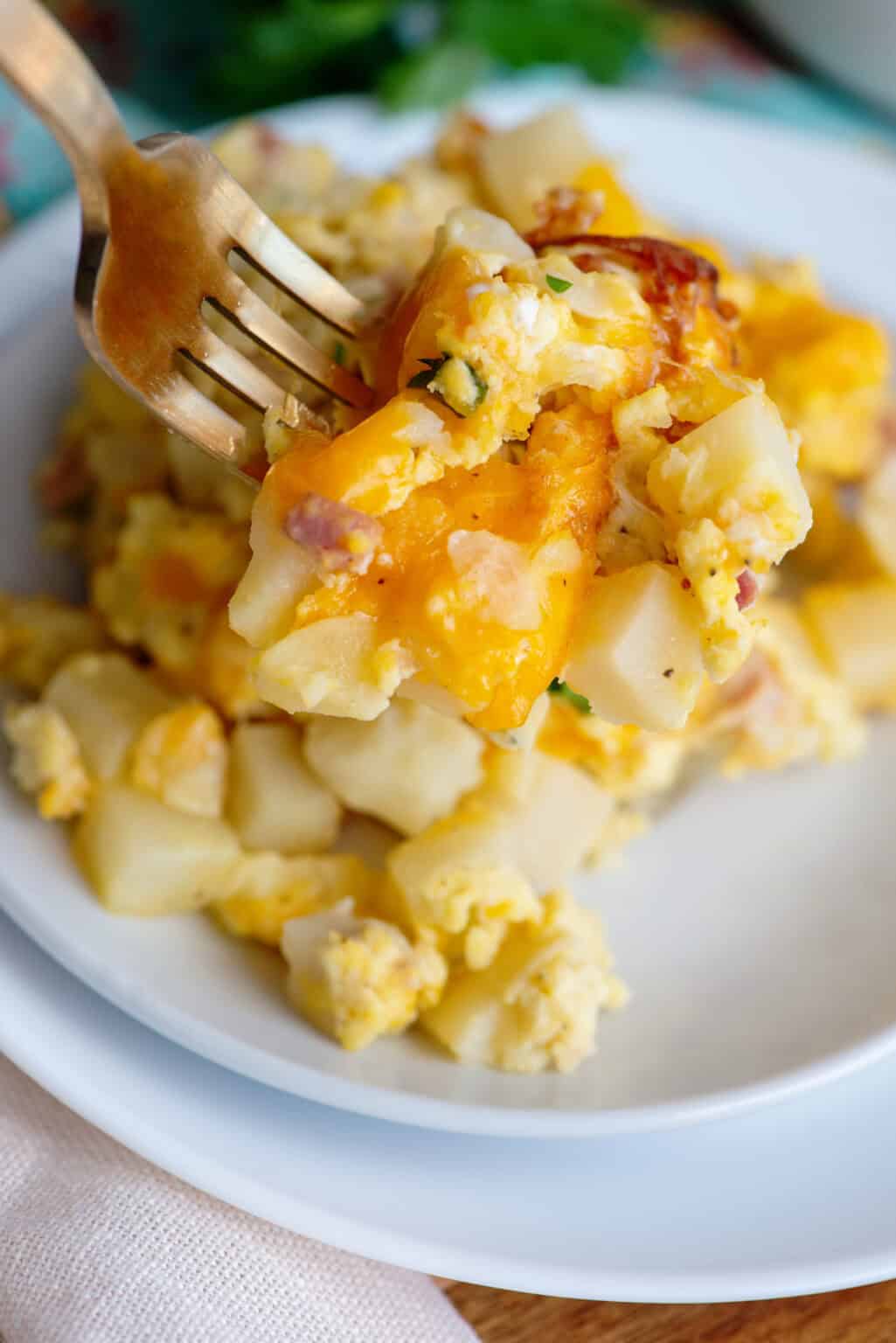 Ham Egg and Cheese Casserole